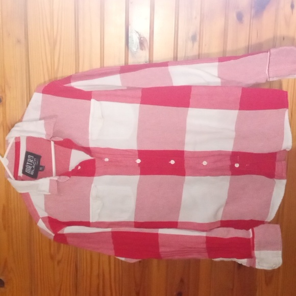 metro black rue 21 | Shirts | Men Xl Red White Checkered Button Up ...